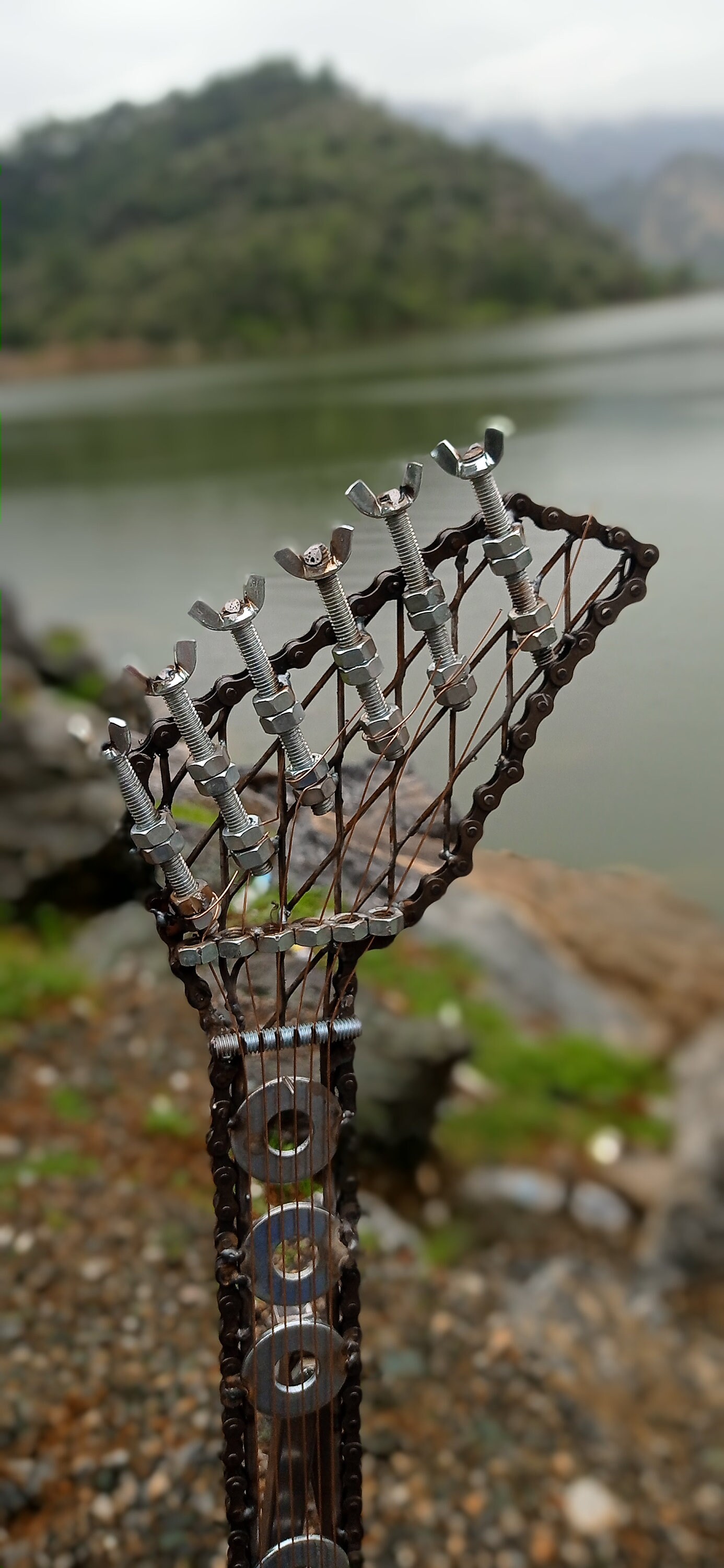 Metal Guitar,sculpture,guitar,heavy Metal Wall Art,guitar Straps ...