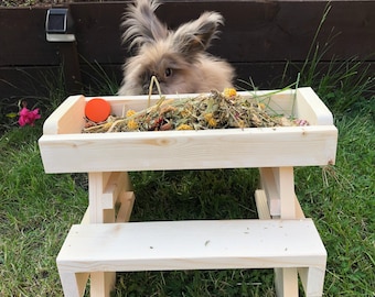 Wooden Rabbit Picnic Table - Etsy