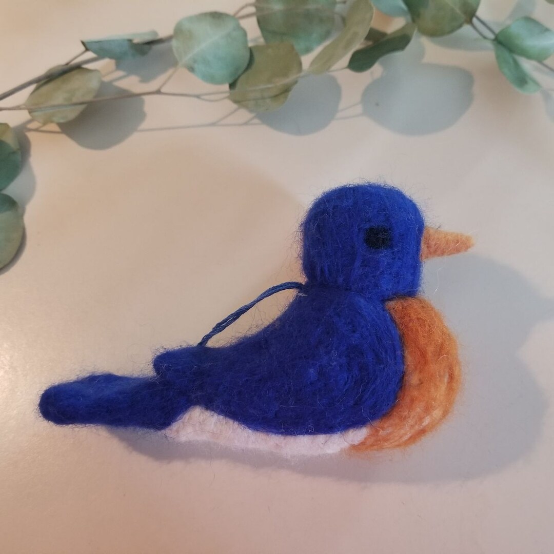 Cute Hand-made Male Bluebird - Etsy