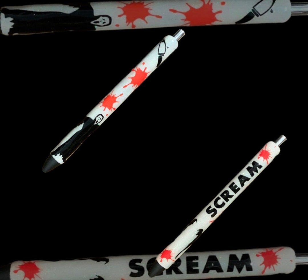 Scream Inspired Gel Pen - Etsy