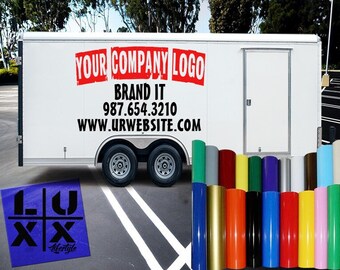 Custom Vinyl Trailer Decals - Etsy
