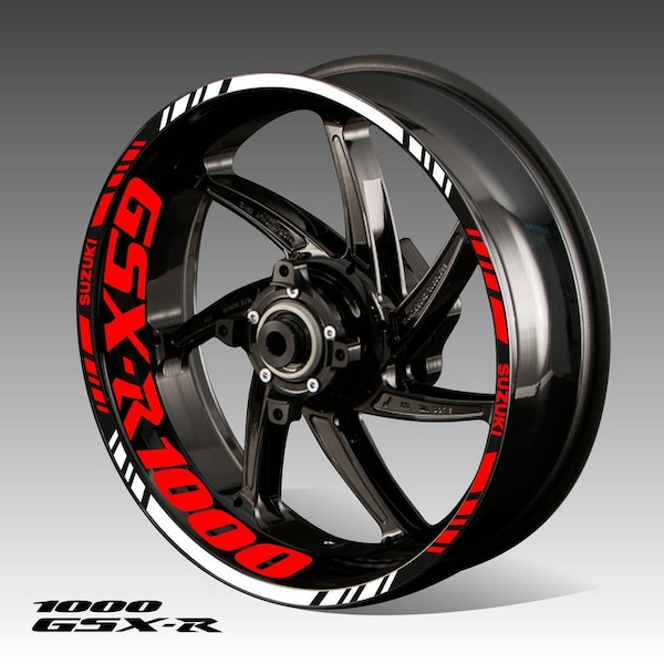 Motorcycle Rim Decal - Etsy