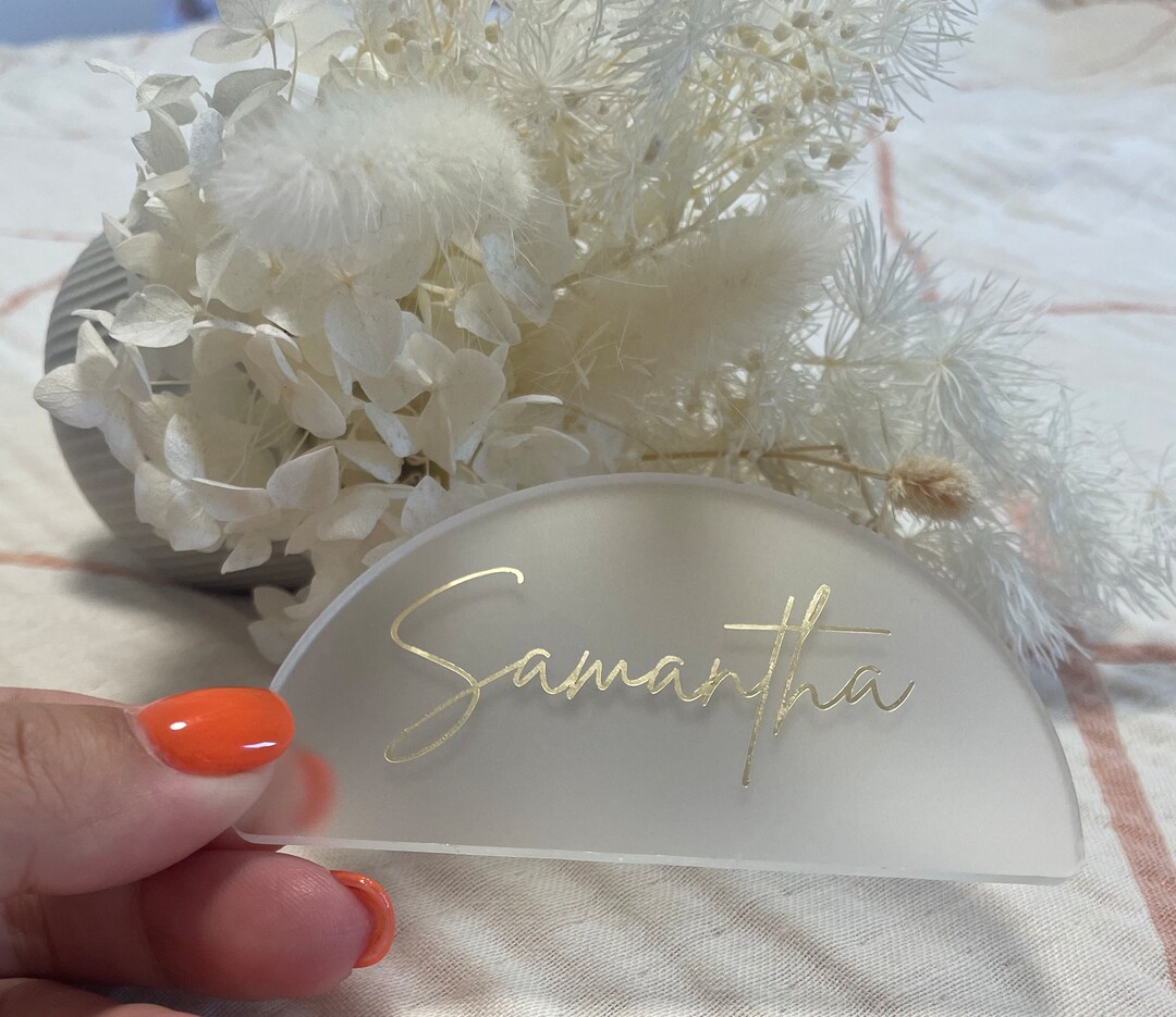 Personalised Name Cards - Etsy