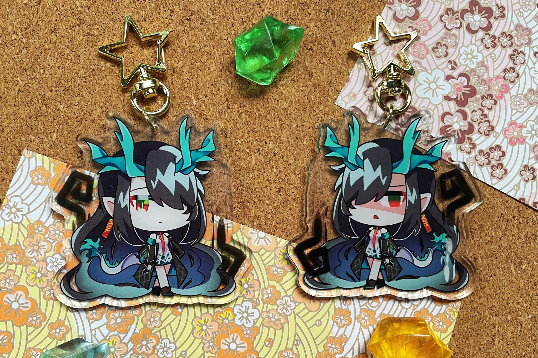 Arknights Sui Dragon Siblings Charms Nian Ling Dusk Chongyue Shu and ...