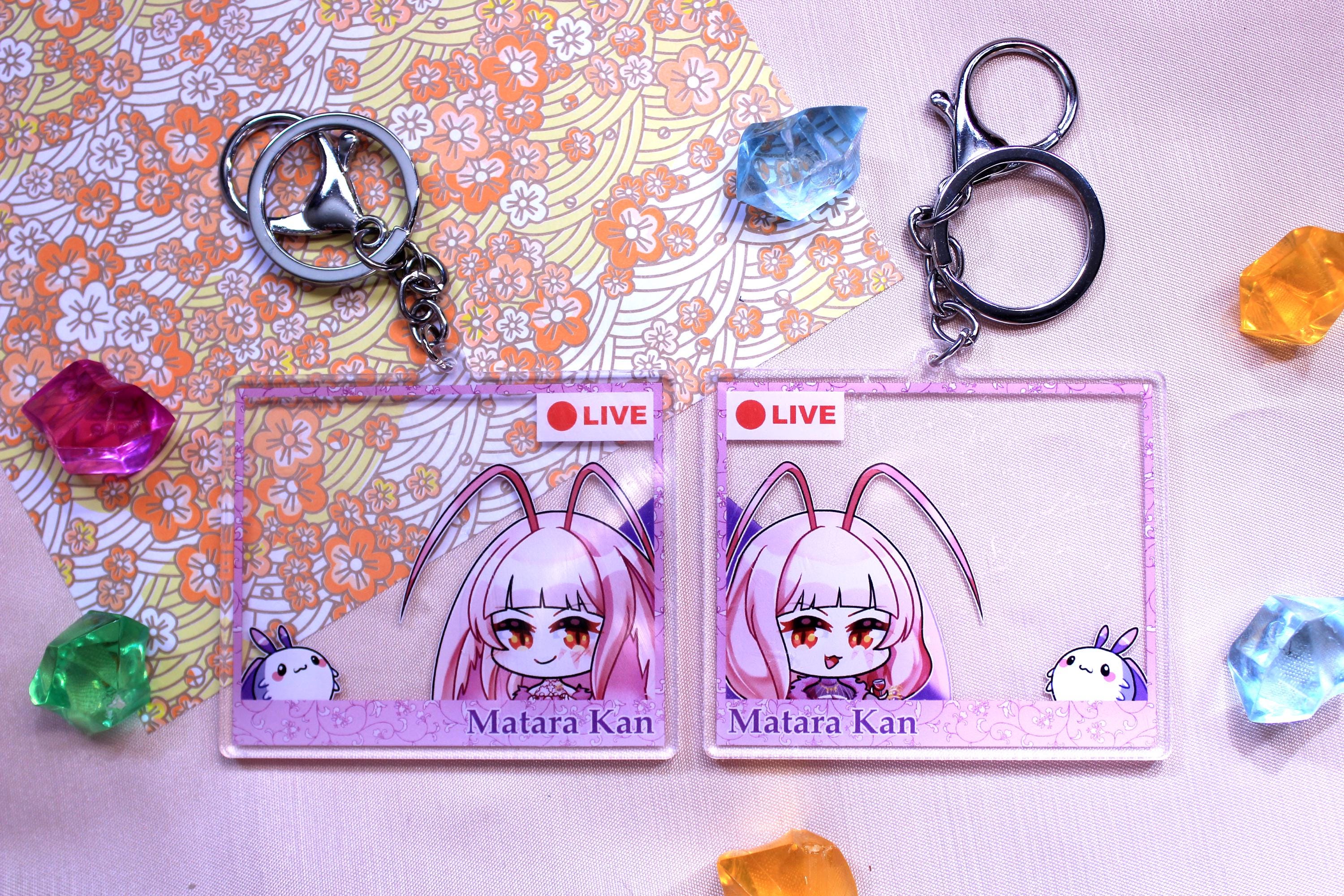 Vtuber Live Screen Keychain Charms - K9 Kuro Shxtou Unnamed Dokibird ...