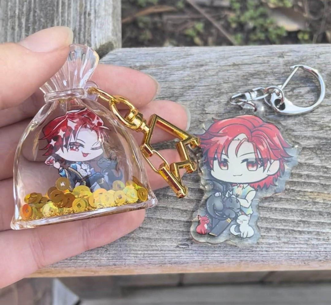 Lout of Count's Family Cale Henituse Acrylic Charm and Liquid Bag Charm ...