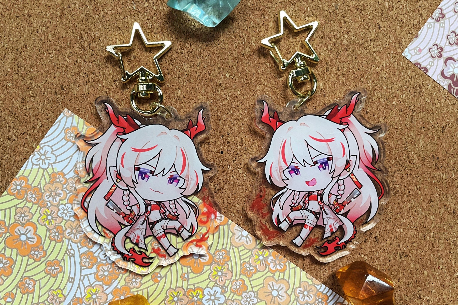 Arknights Sui Dragon Siblings Charms Nian Ling Dusk Chongyue Shu and ...