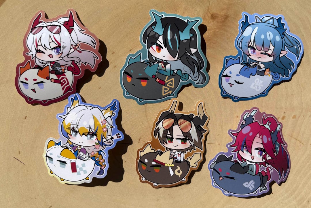 Arknights Sui Siblings Riding Beans Stickers Nian Dusk Ling Chongyue ...