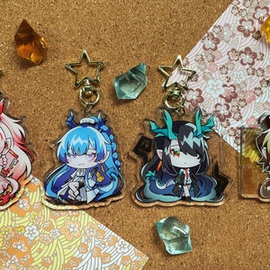 Arknights Sui Dragon Siblings Charms - Nian Ling Dusk Chongyue Shu and ...