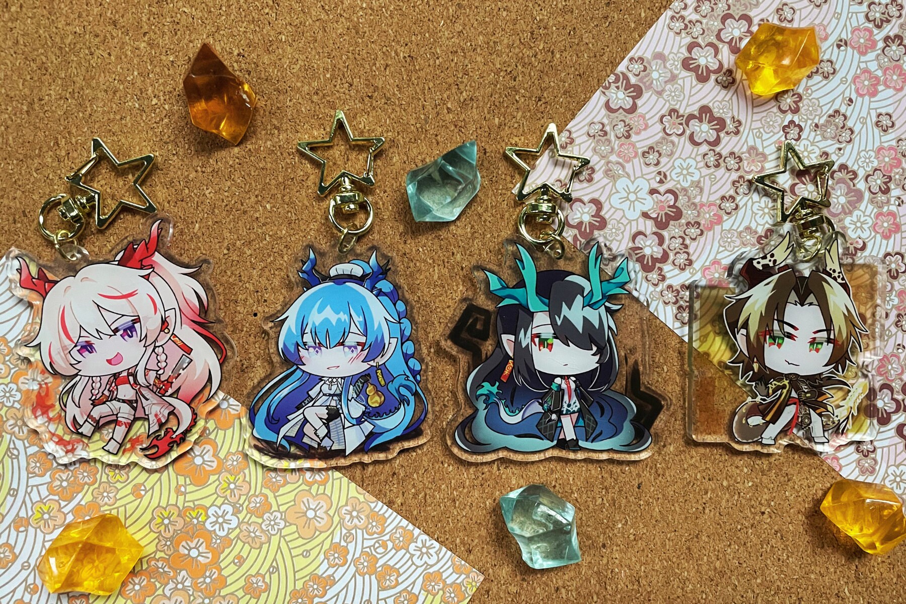 Arknights Sui Dragon Siblings Charms Nian Ling Dusk Chongyue Shu and ...