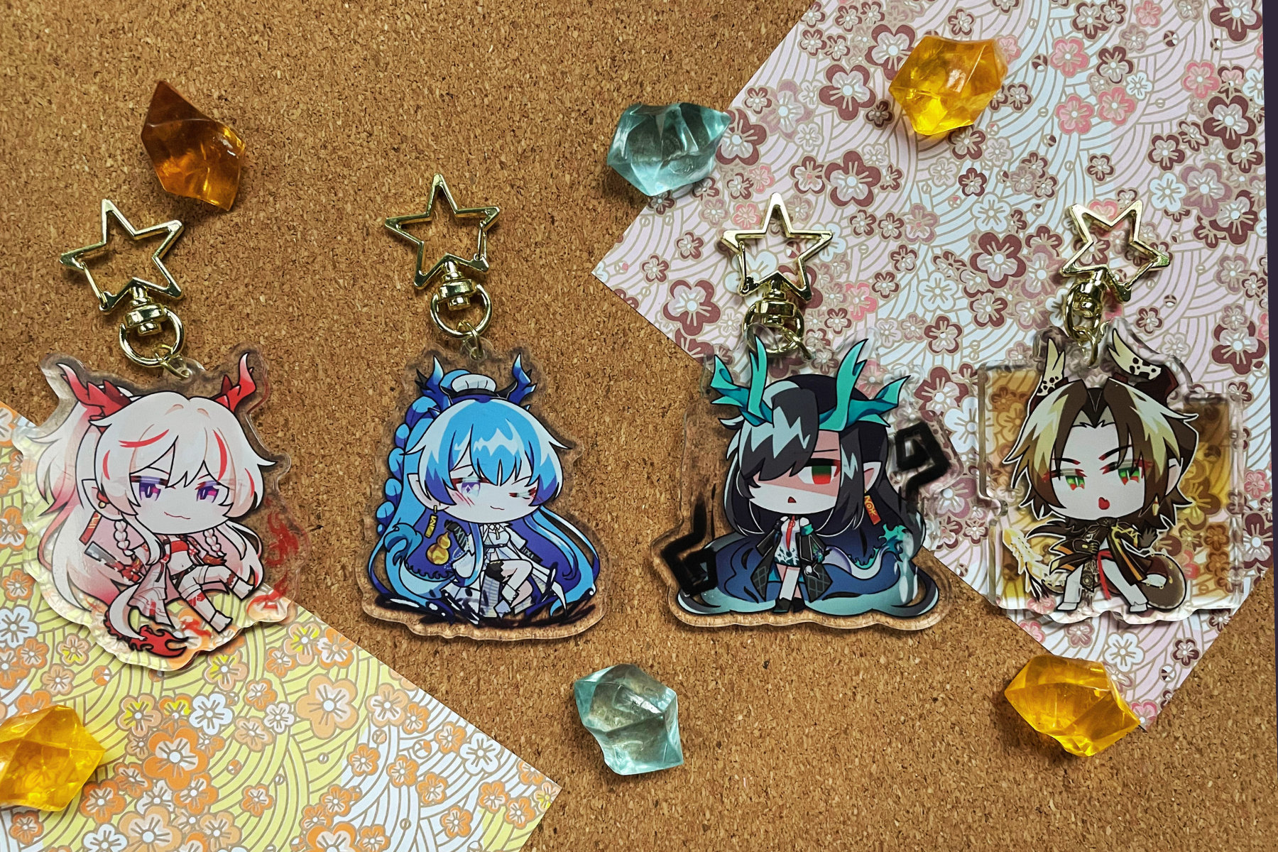 Arknights Sui Dragon Siblings Charms Nian Ling Dusk Chongyue Shu and ...