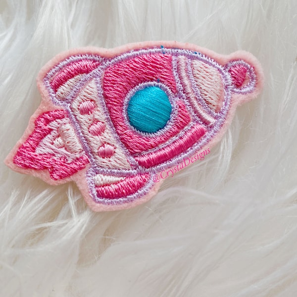 Spaceship Patch - Etsy