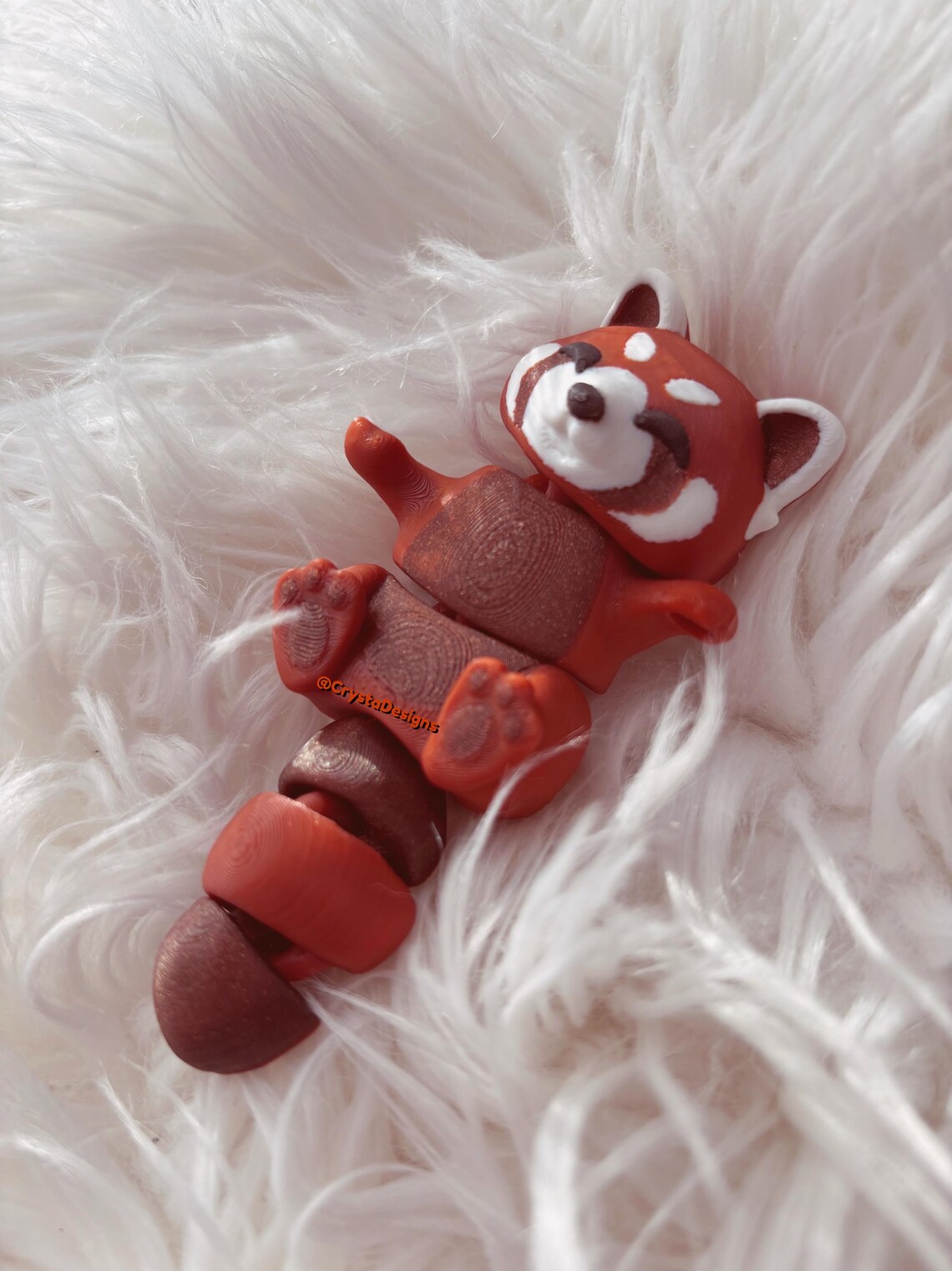 Flexi Red Panda | Articulated 3D Printed Toy | Cute Desk Buddy | Fidget ...