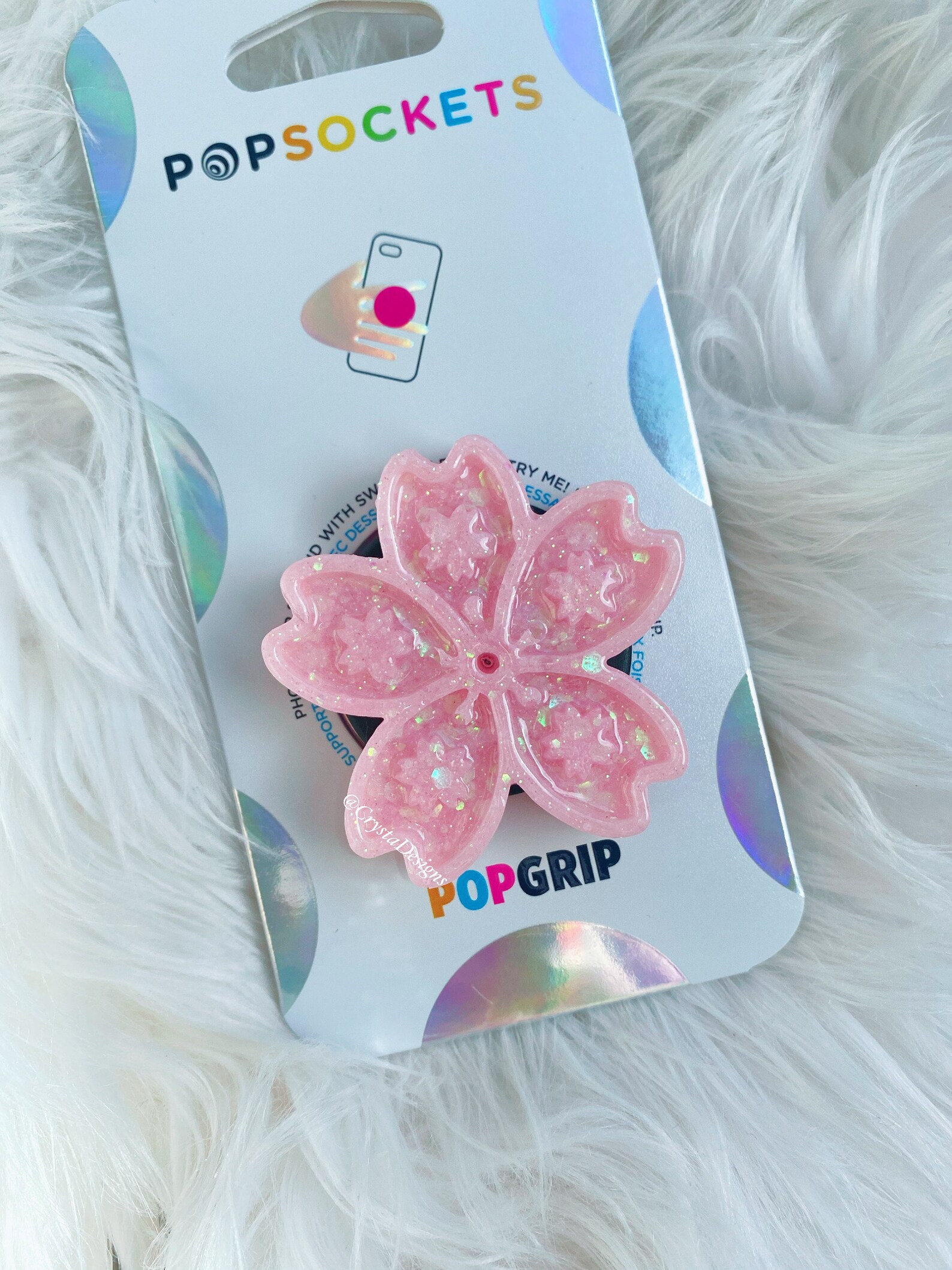 Sakura Flower Sakura Phone Grip Sakura Badge Reel - Etsy