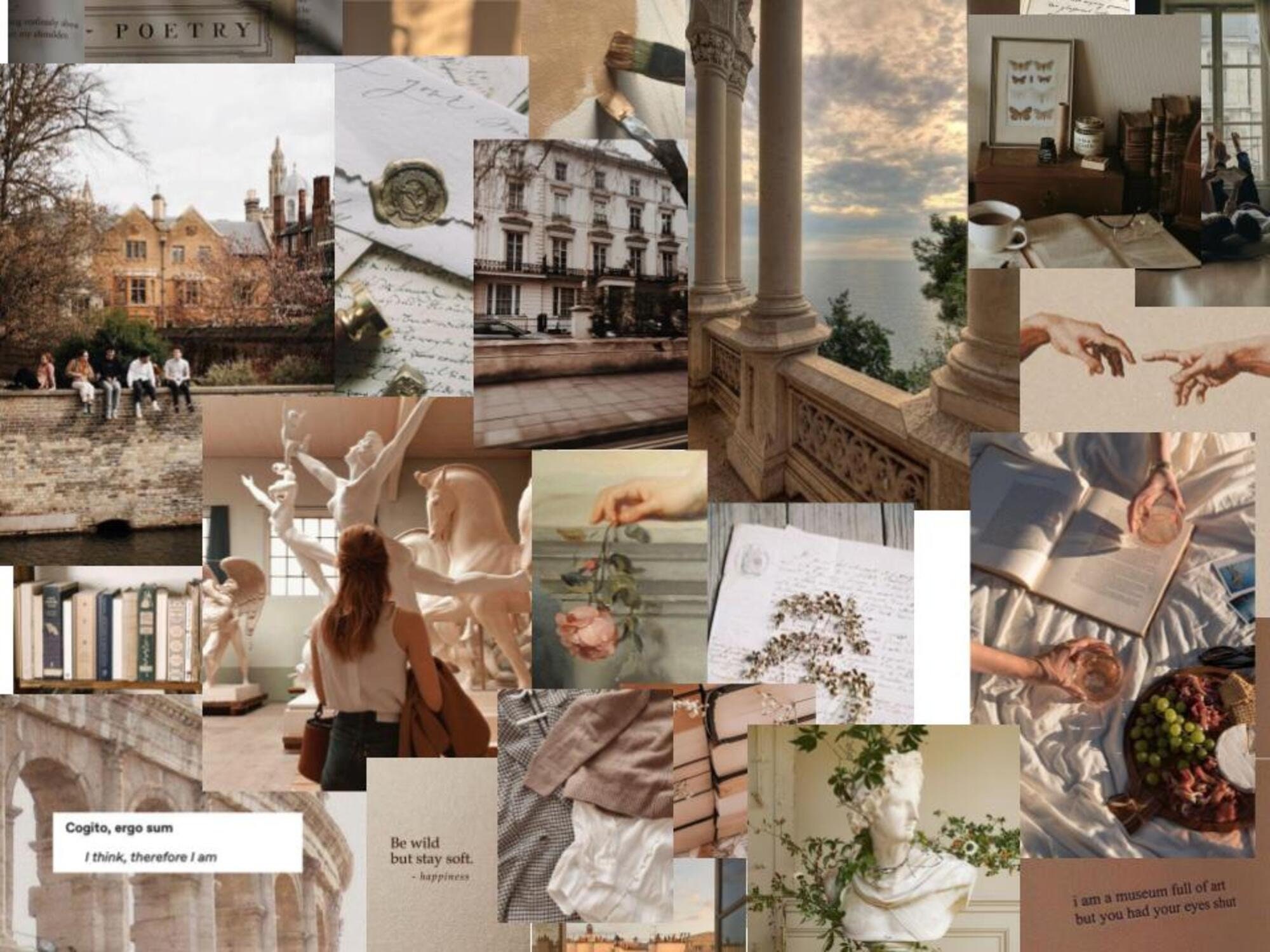 Light Academia Aesthetic Collage Kit Prints - Etsy