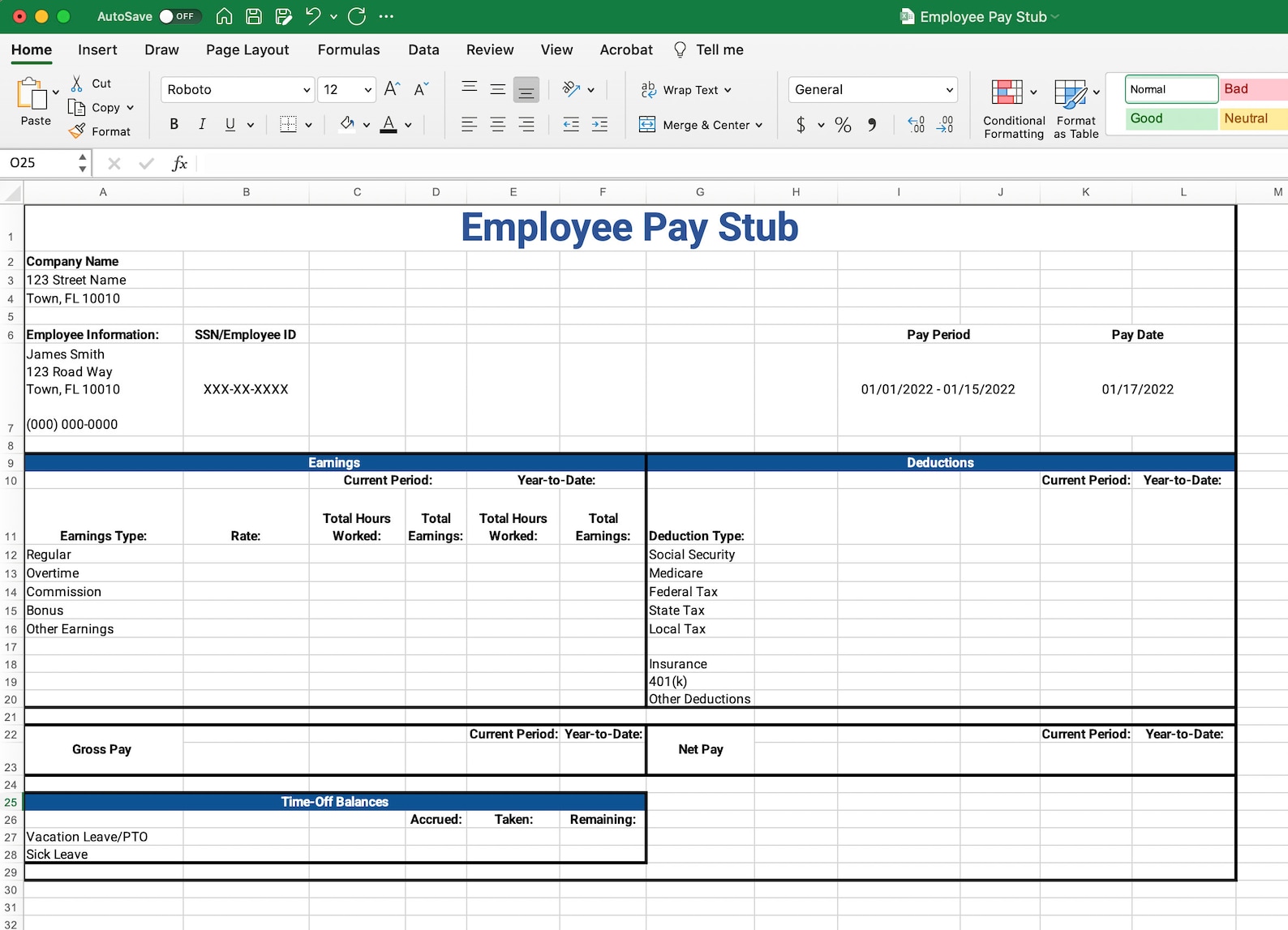 Summary Payroll Report, Easy to Use Employee Payroll Tracker, Summarize ...