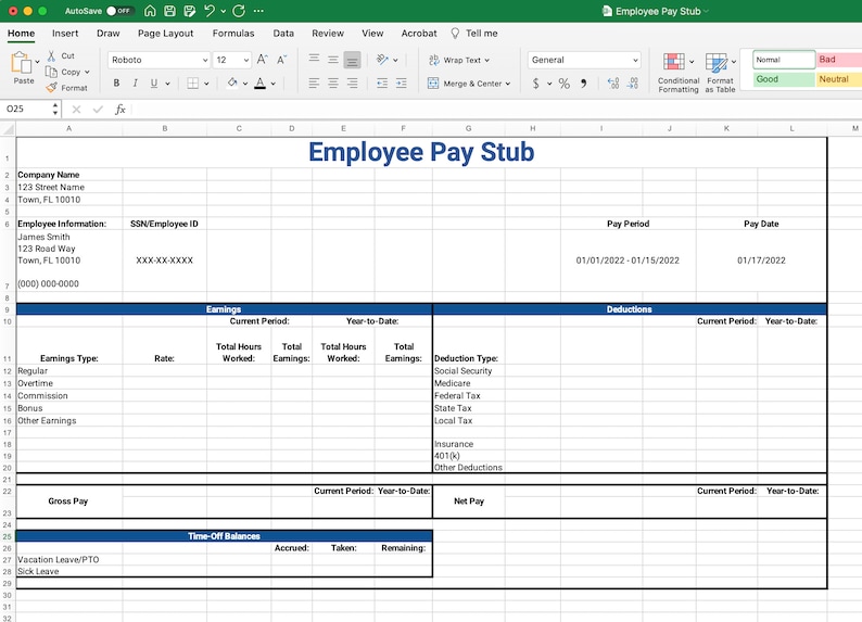 Summary Payroll Report, Easy to Use Employee Payroll Tracker, Summarize ...