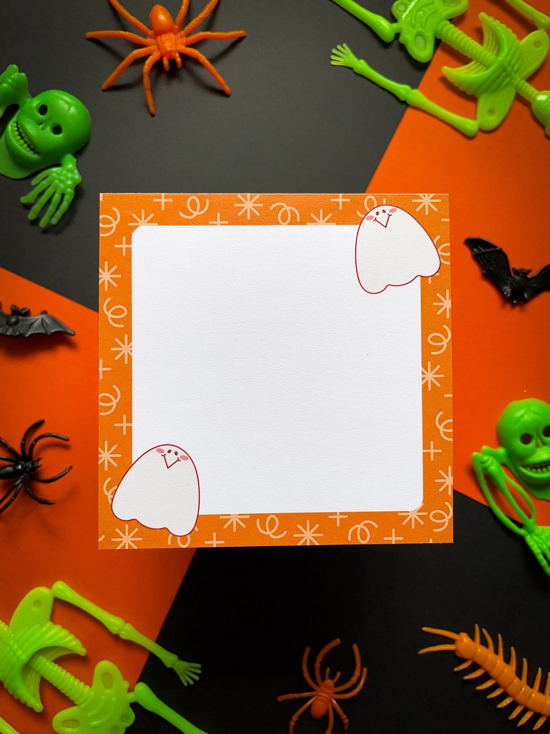 Kawaii Halloween Ghost Notepad: 45 Sheet Stationery Memo Pad - Etsy