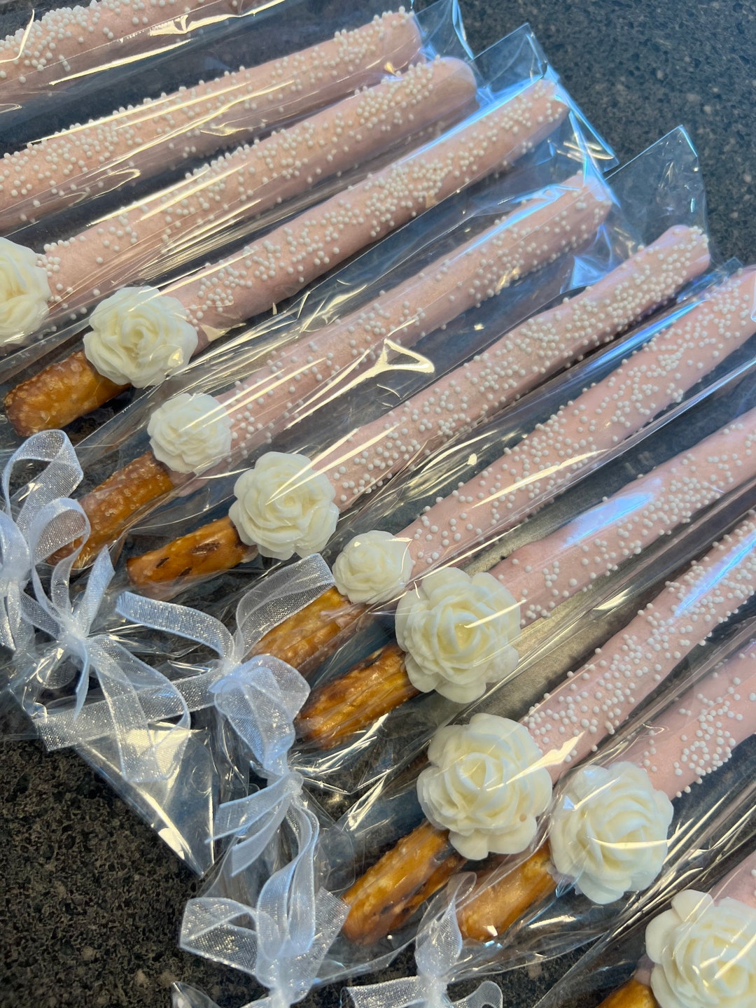 Chocolate Covered Pretzel Rods dozen Box Pretzel Rods - Etsy Canada