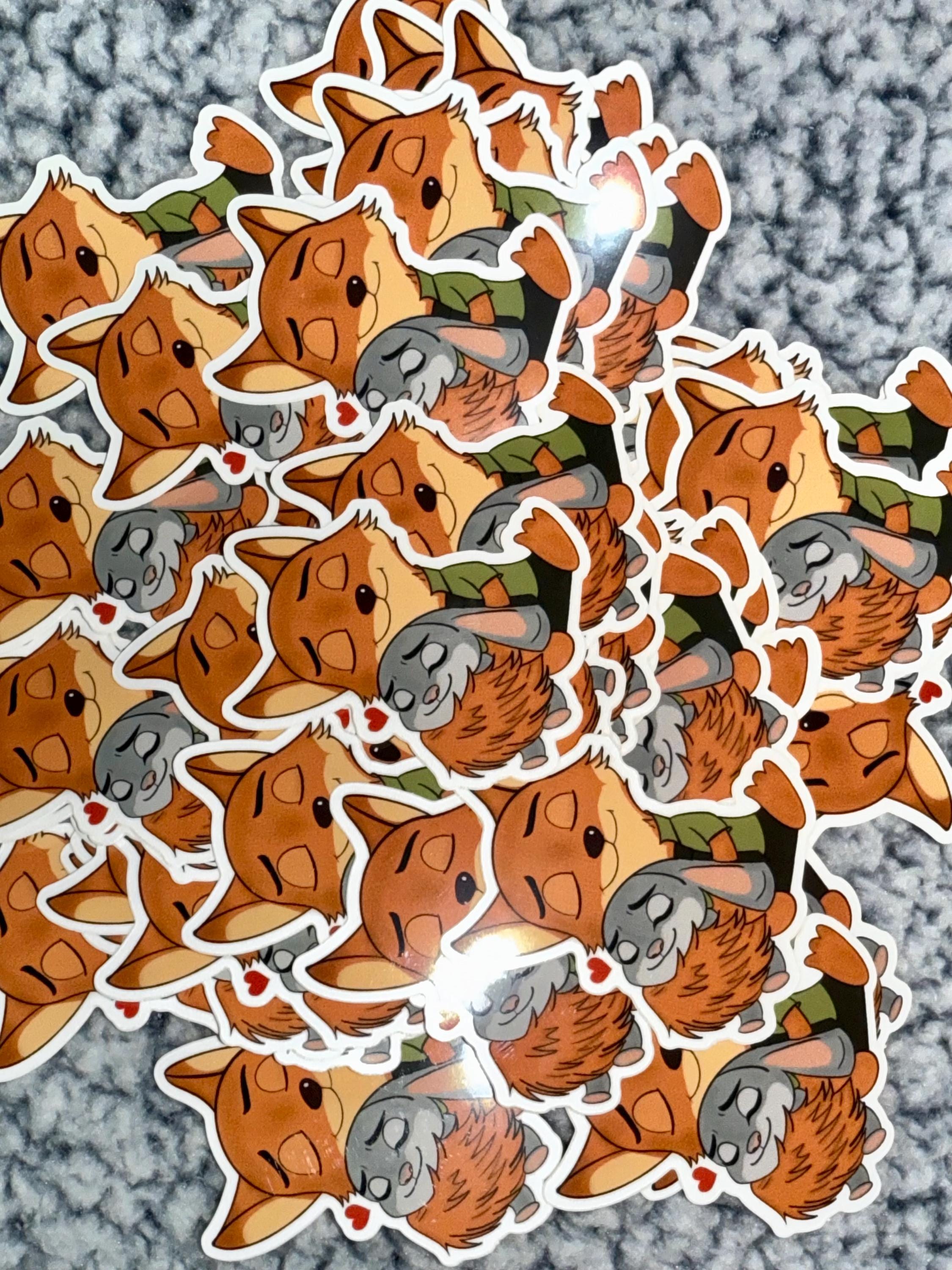 Zootopia Love Stickers - Etsy