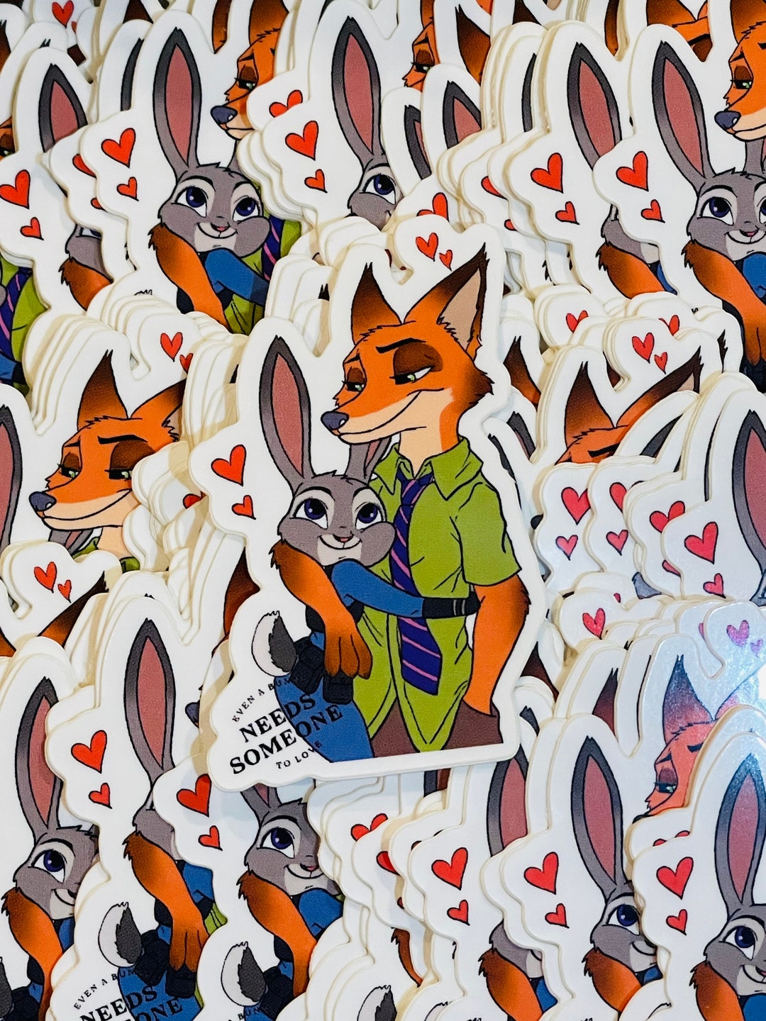 Zootopia Love Stickers - Etsy