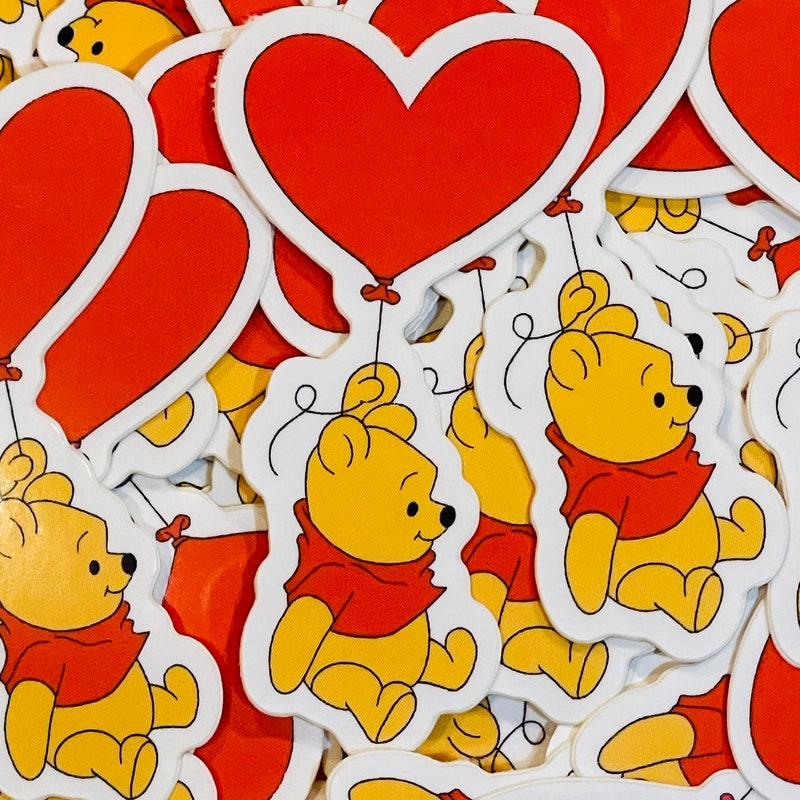 Winnie Pooh Stickers - Etsy