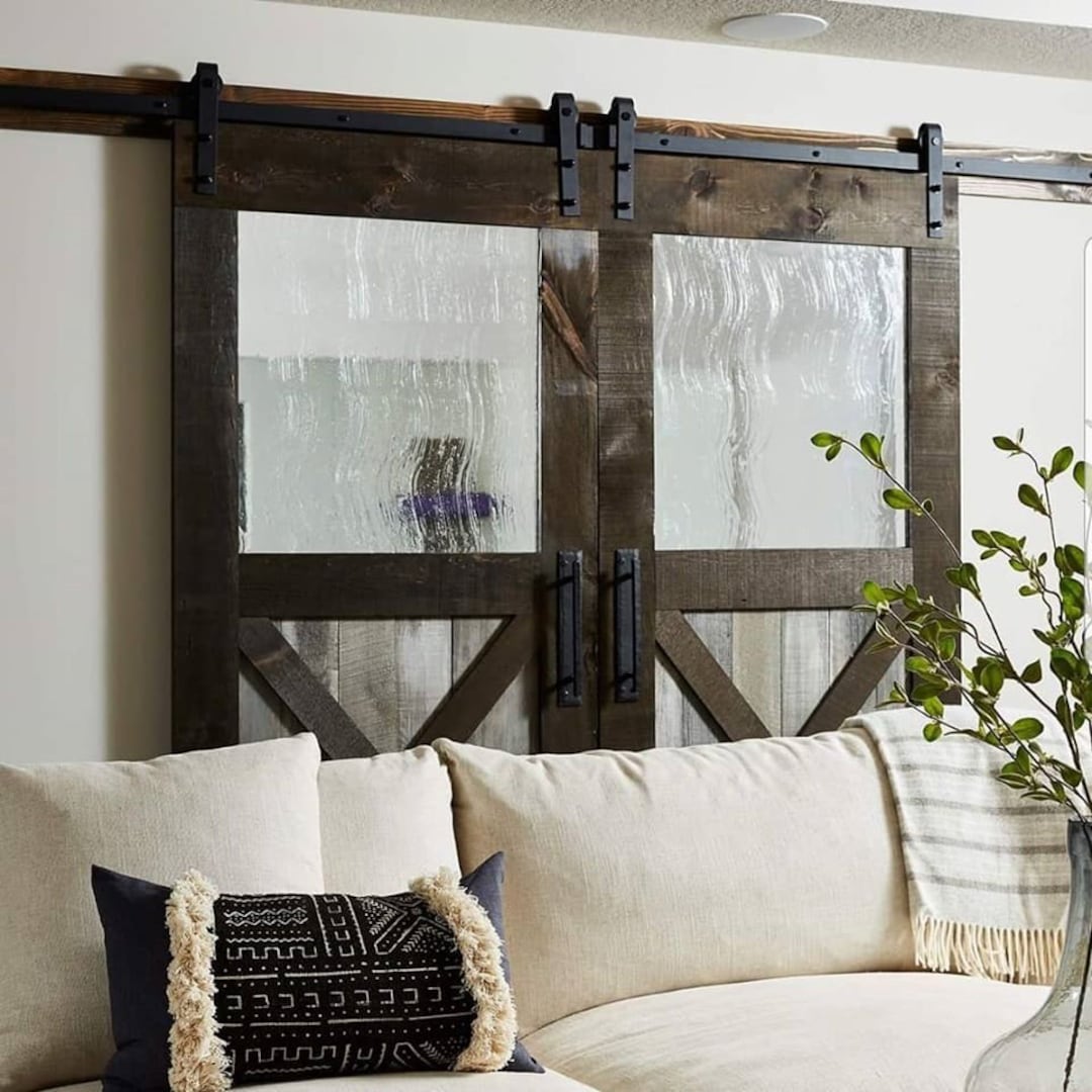 Custom Wood Panel Sliding Barn Door, Modern, Rustic Farmhouse Sliding ...