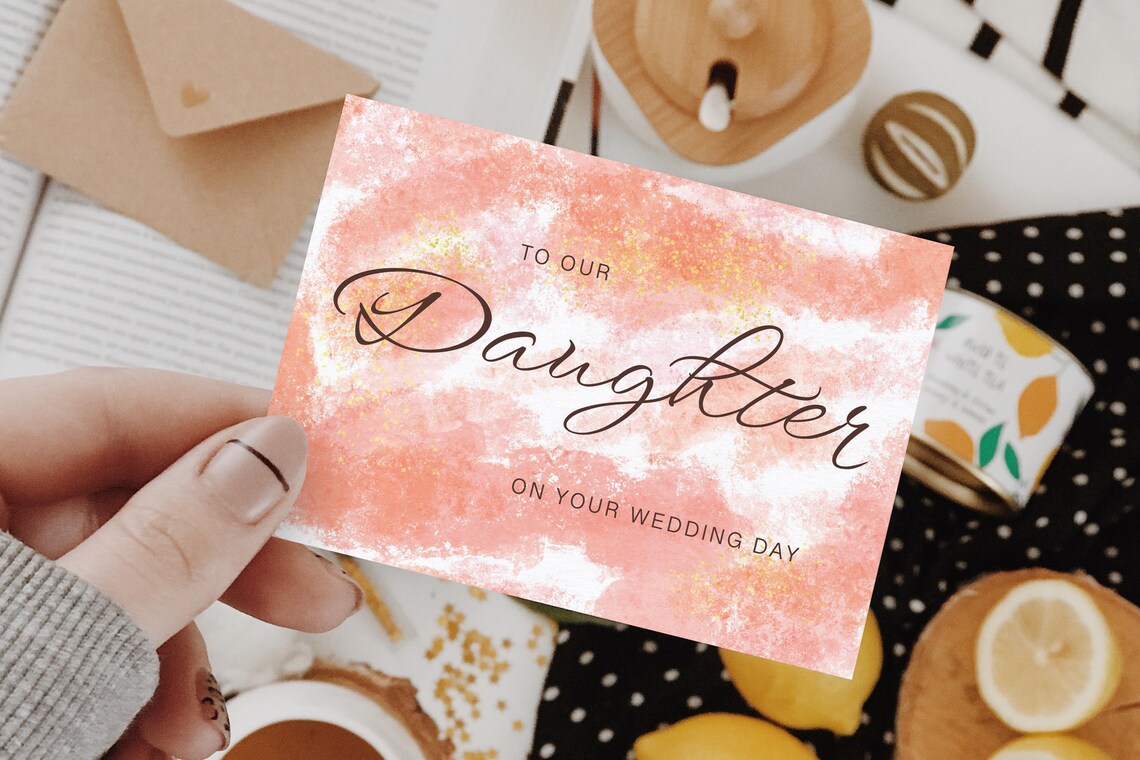 Printable Daughter Getting Married Wedding or Bridal Party - Etsy