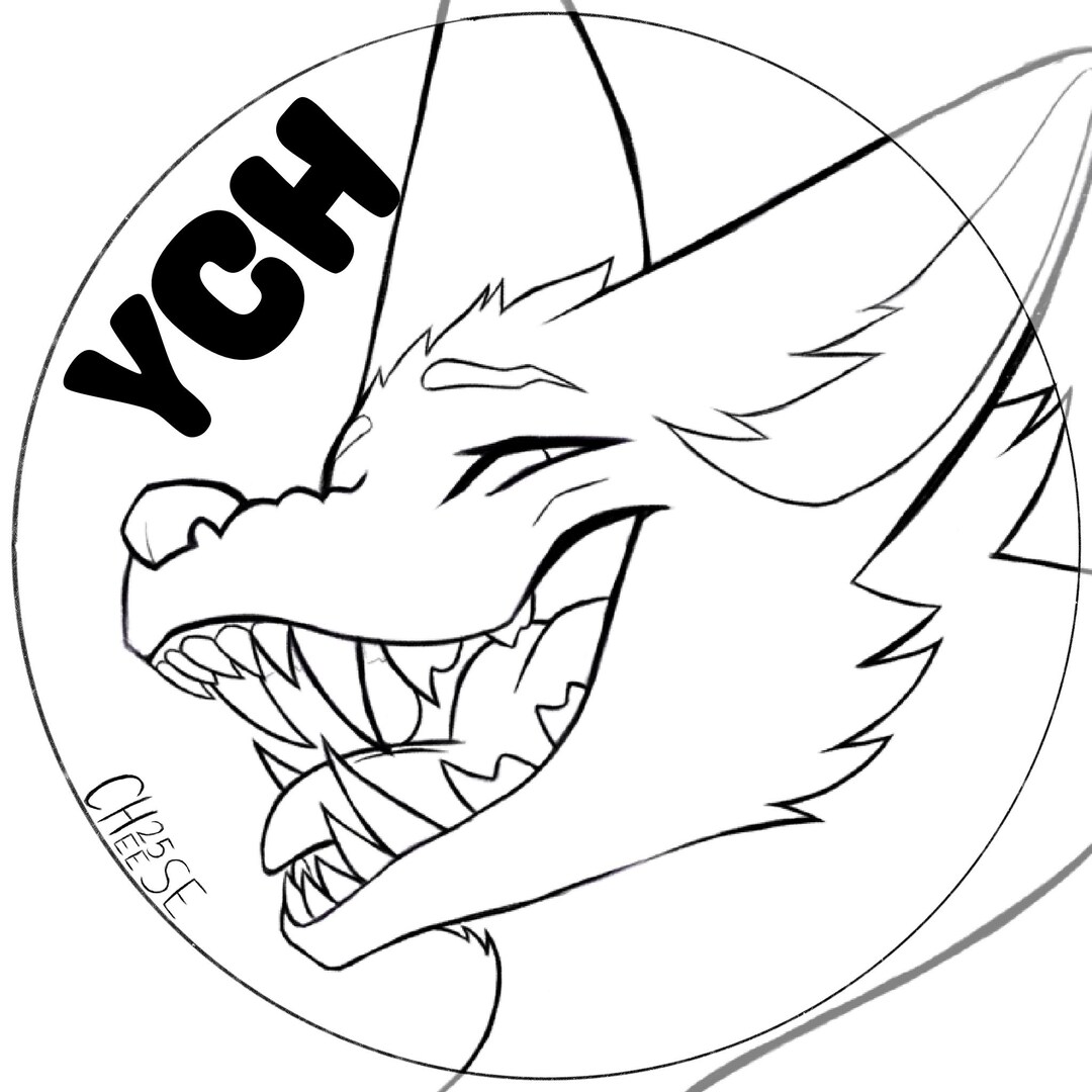 Shaded! Custom Toothy YCH Furry Profile Picture!! - Etsy