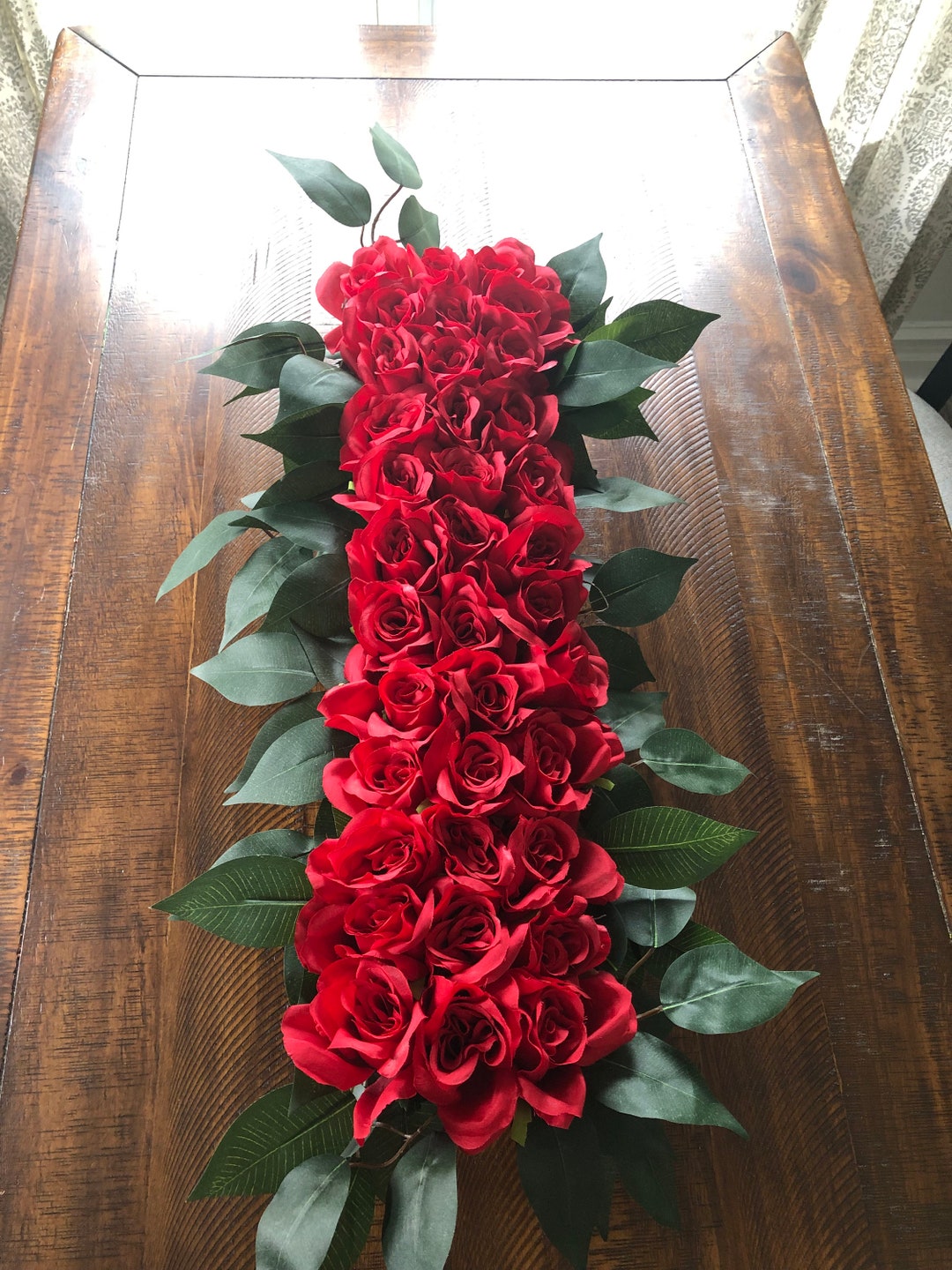 Kentucky Derby Red Rose Centerpiece for Your Festive Celebration, Long ...
