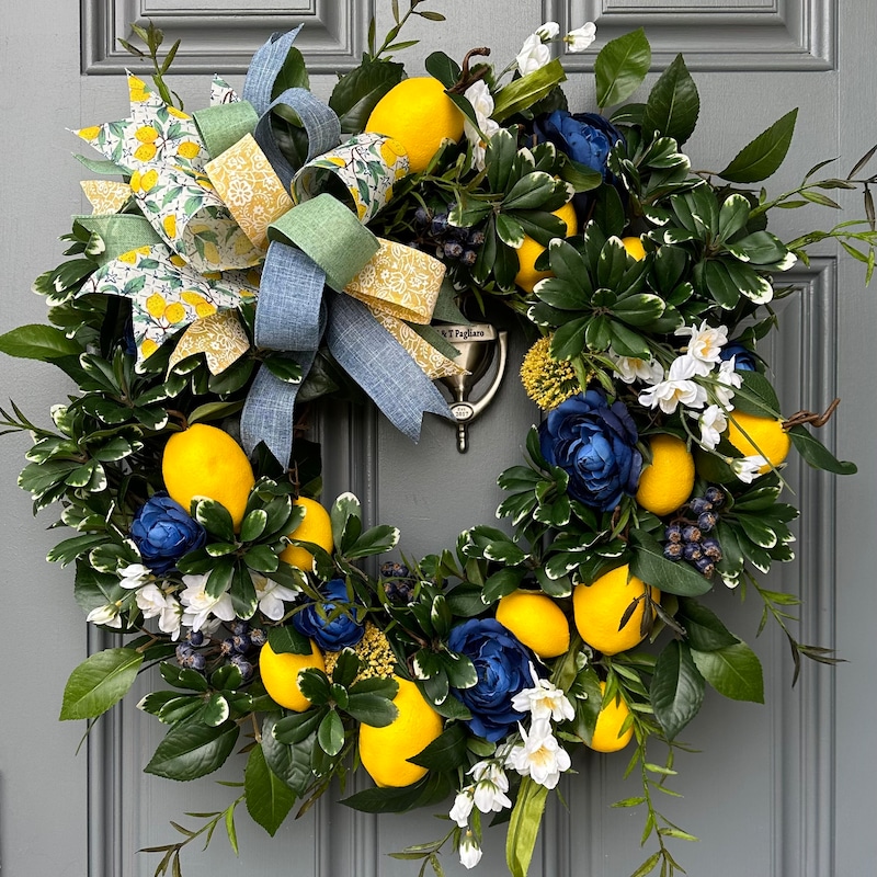 Lemon Wreath - Etsy
