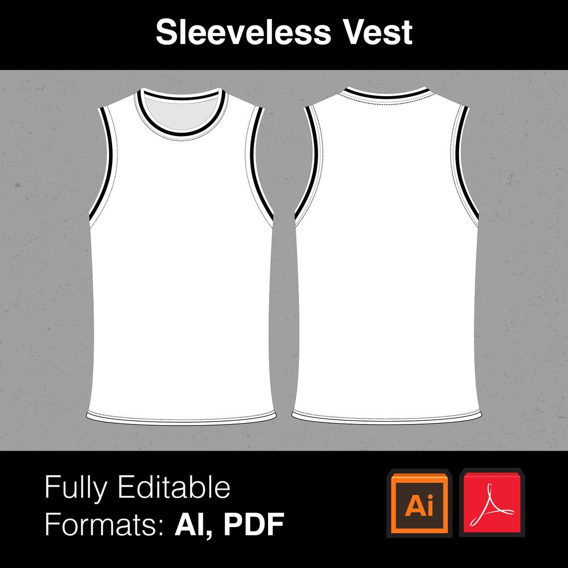 Sleevless Vest Tech Pack Fashion - Etsy