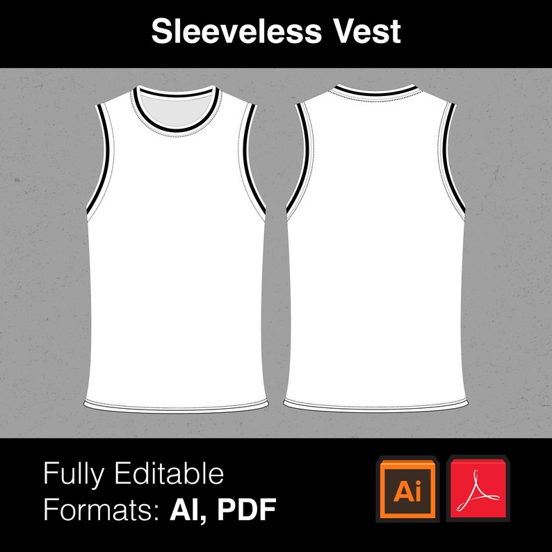 Sleevless Vest Tech Pack Fashion - Etsy