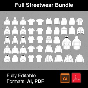 Full Streetwear Bundle Tech Pack Fashion - Etsy