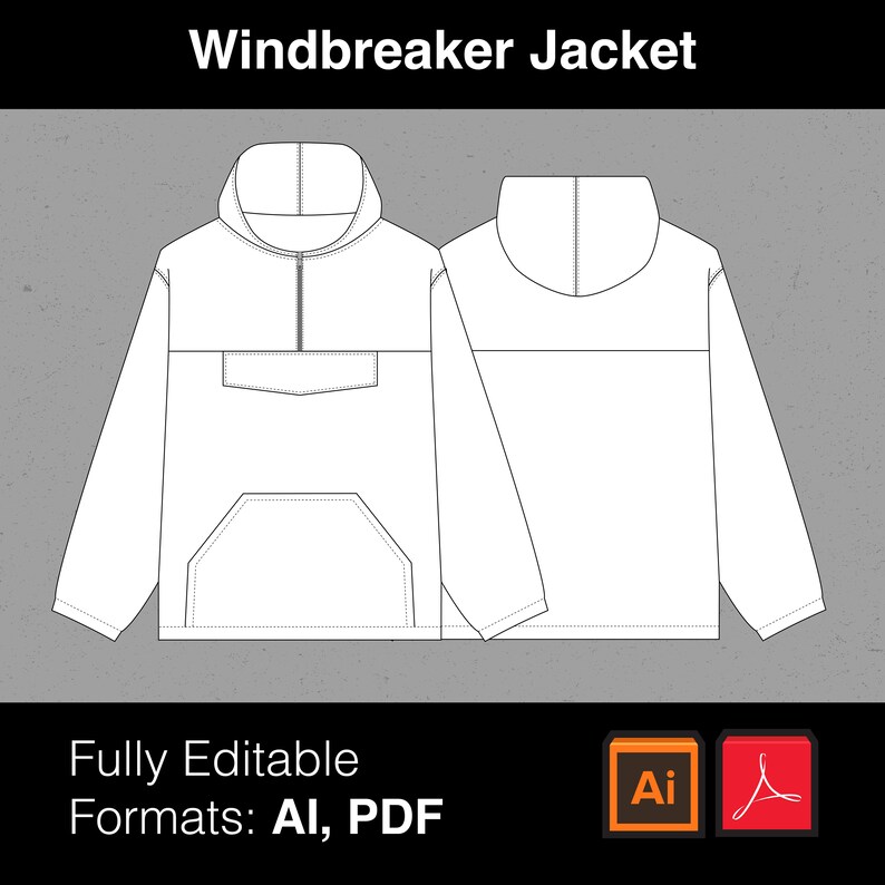 Windbreaker Jacket Tech Pack Fashion - Etsy