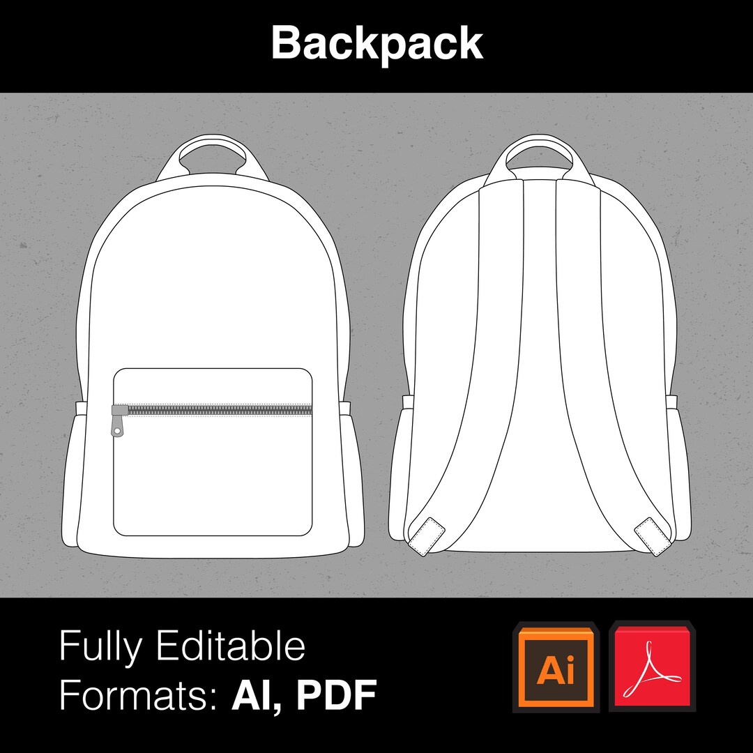 Backpack Tech Pack Fashion - Etsy