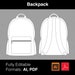 Backpack Tech Pack Fashion - Etsy