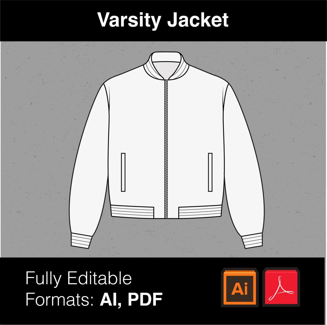 Varsity Jacket Tech Pack Fashion - Etsy