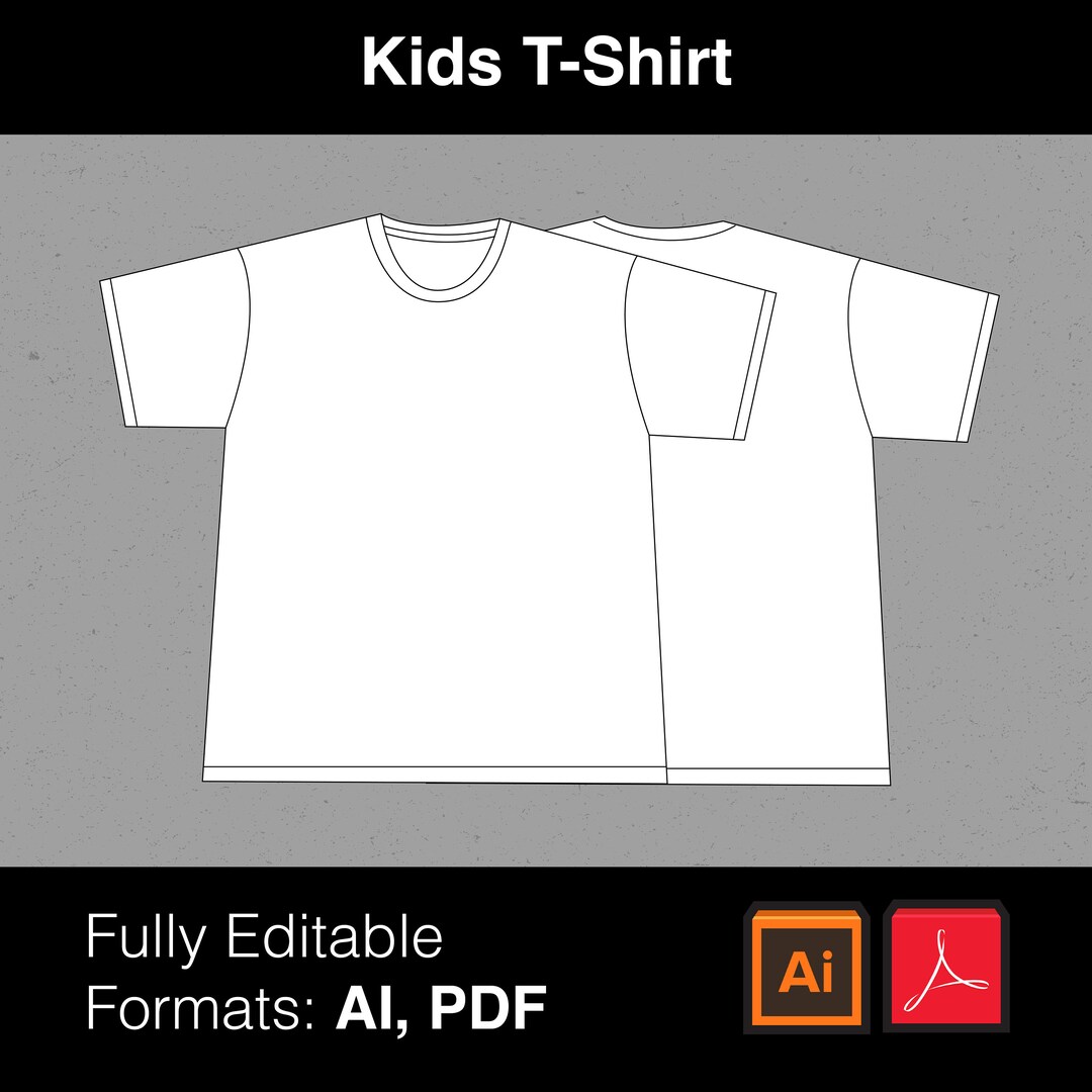 Kids T-shirt Tech Pack Fashion - Etsy
