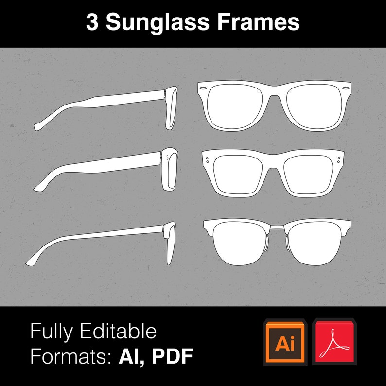 Sunglasses Tech Pack Fashion - Etsy