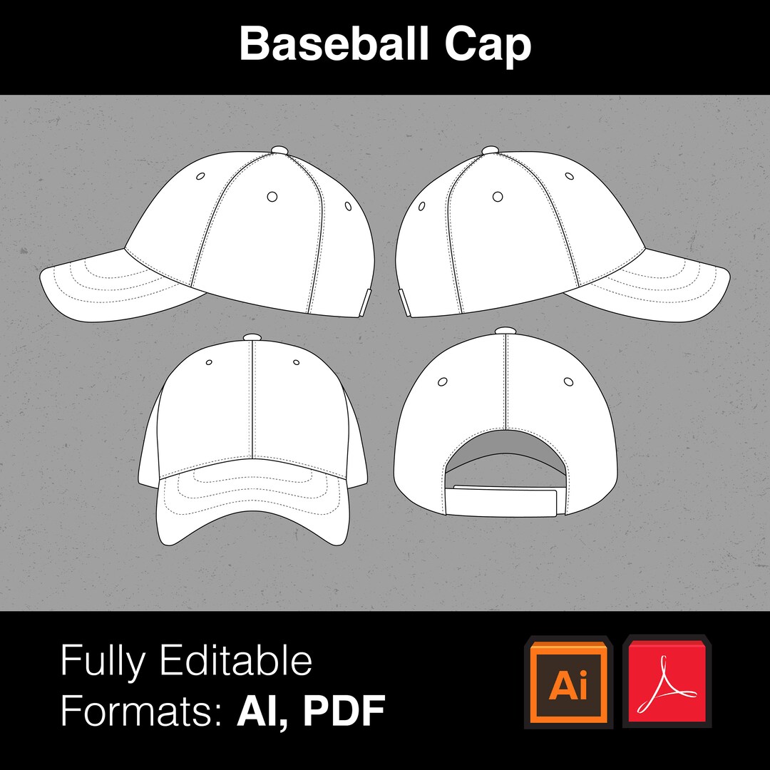 Baseball Cap Tech Pack Fashion - Etsy