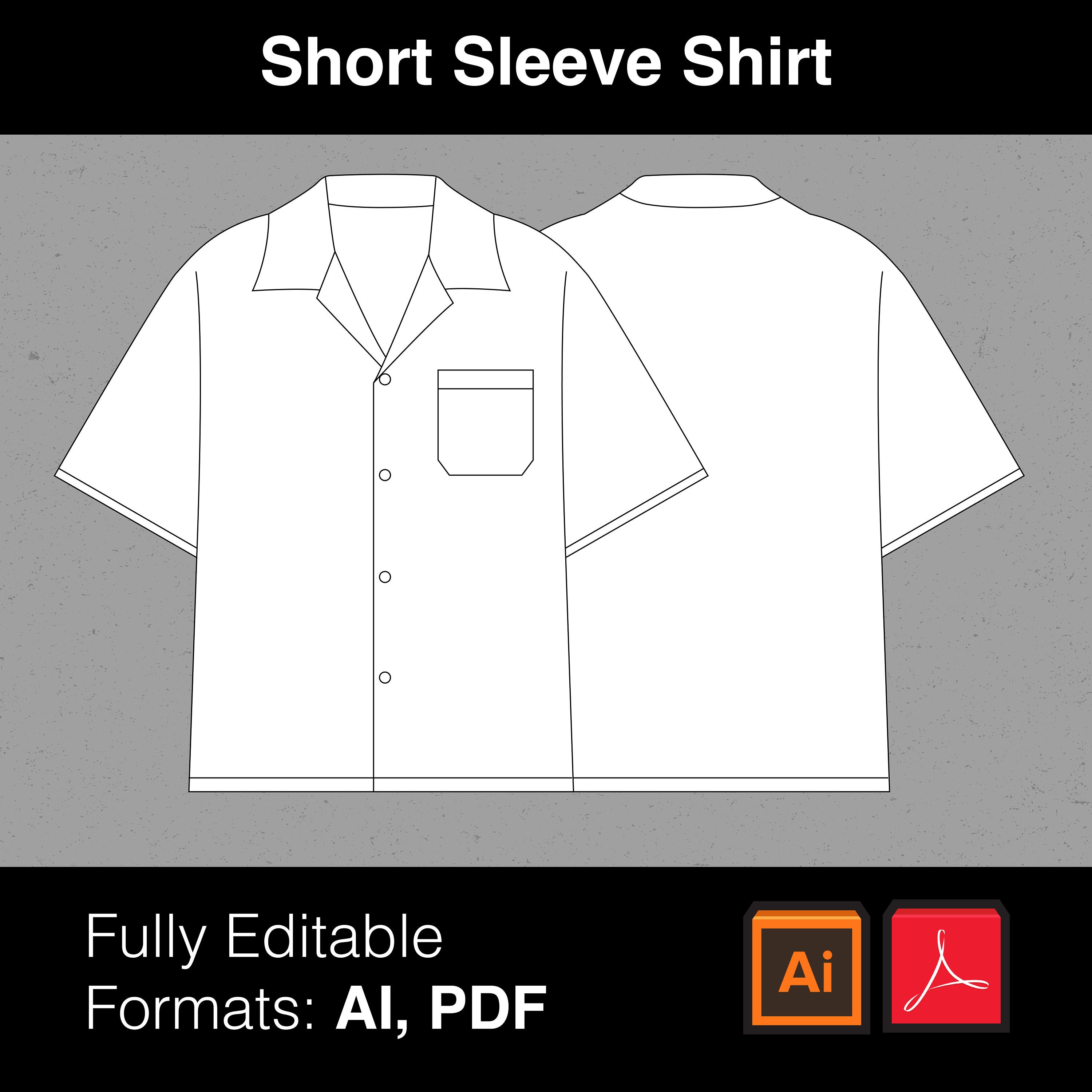 Short Sleeve Shirt Tech Pack Fashion - Etsy