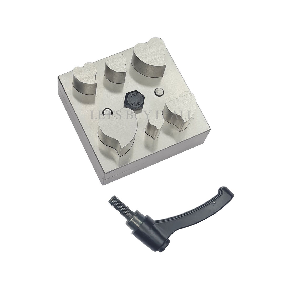 Whimsical/tangled Heart Disc Cutter Set of 6 Punches Sheet Cutting ...