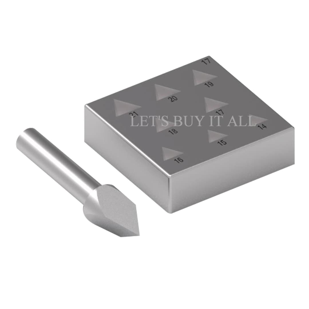 Triangle Bezel Block Punch Set 14 Mm to 21 Mm Bezel Setter - Etsy