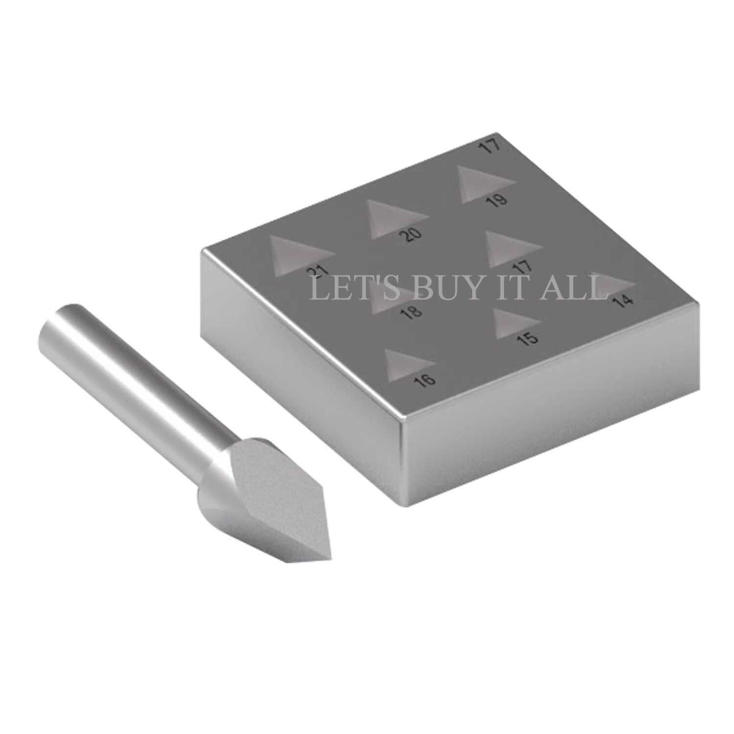 Triangle Bezel Block Punch Set 14 Mm to 21 Mm Bezel Setter - Etsy