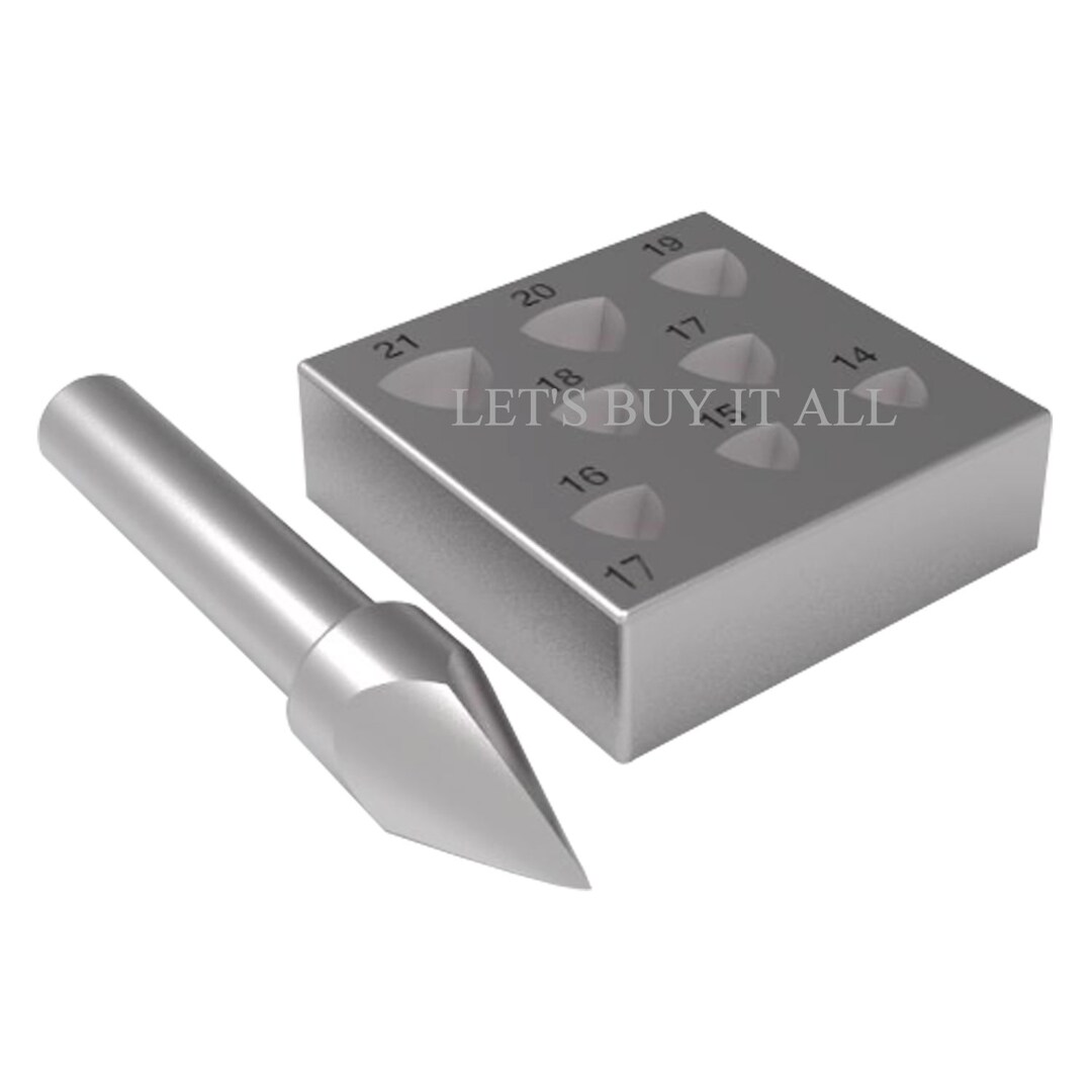Trillion Bezel Block Punch Set 14 Mm to 21 Mm Bezel Setter - Etsy
