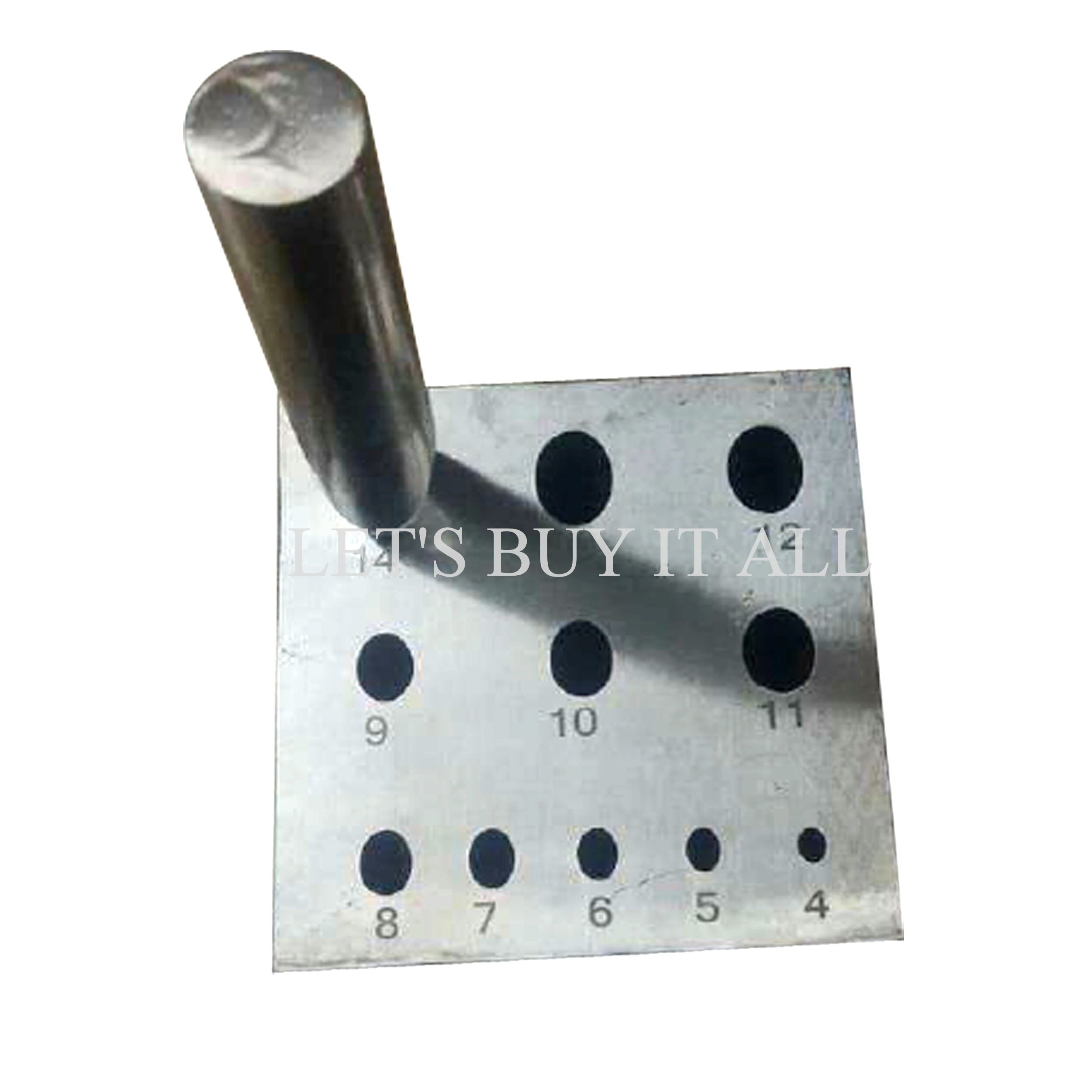 Oval Bezel Block Punch Set 4 Mm to 14 Mm Bezel Setter Stone Setting ...
