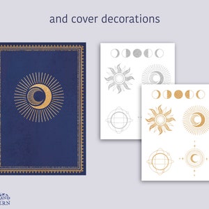 Stargazer | Celestial Digital Notebook Covers in PNG for Goodnotes ...