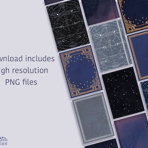 Stargazer | Celestial Digital Notebook Covers in PNG for Goodnotes ...