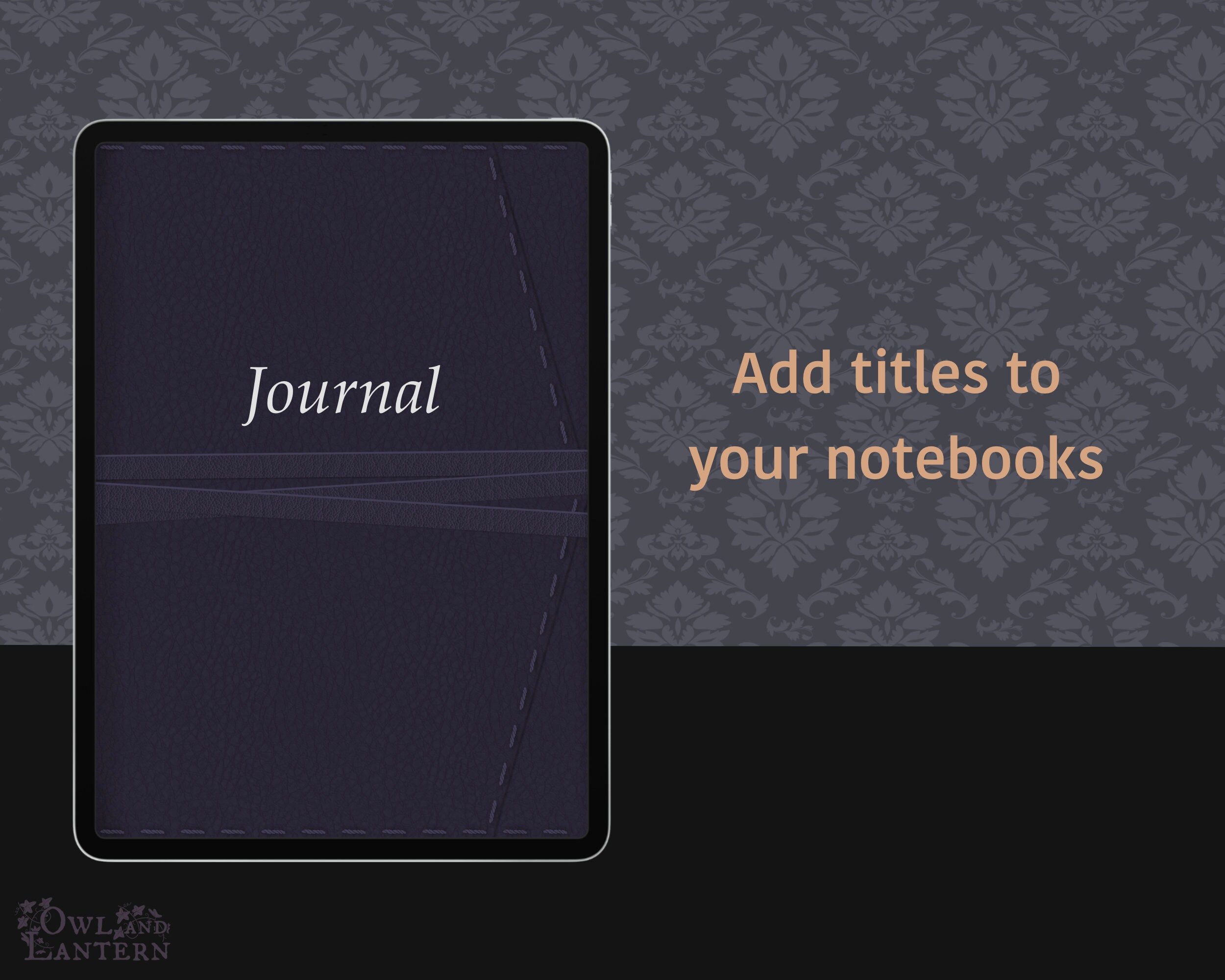 Dark Victorian Notebook Covers Gothic Digital Covers for - Etsy
